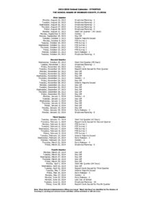 Broward County Schools Calendar 2024 (Holiday Breaks)