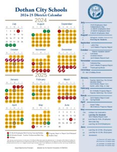 Dothan City Schools Calendar 2025-2026 | District Holidays
